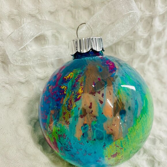 Mazz | Holiday | Hand Painted Glass Art Ornament 4423 | Poshmark